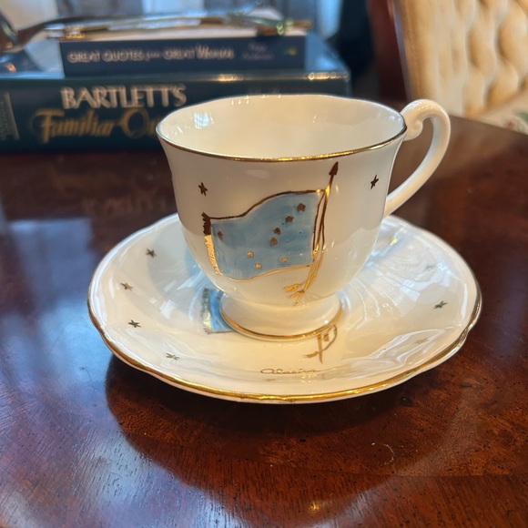 Vintage | Accents | Vintage Rare Clarence Alaska Teacup And Saucer Bone ...